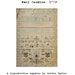 Mary Jenkins, 1772, a Welsh Sampler Pdf Cross Stitch Reproduction Chart ...