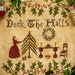 Christmas Cross Stitch Pattern - Deck the Halls, 1862 Pdf - Etsy