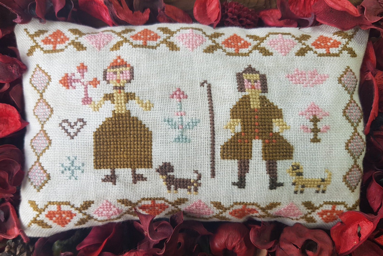 Ann Hardcastle - 1844 Yorkshire Reproduction Sampler Pdf Cross Stitch ...