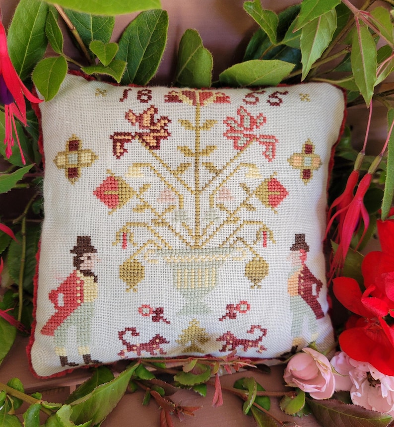 Christiana Turner 1855. A Reproduction Sampler Pdf Cross Stitch Pattern ...