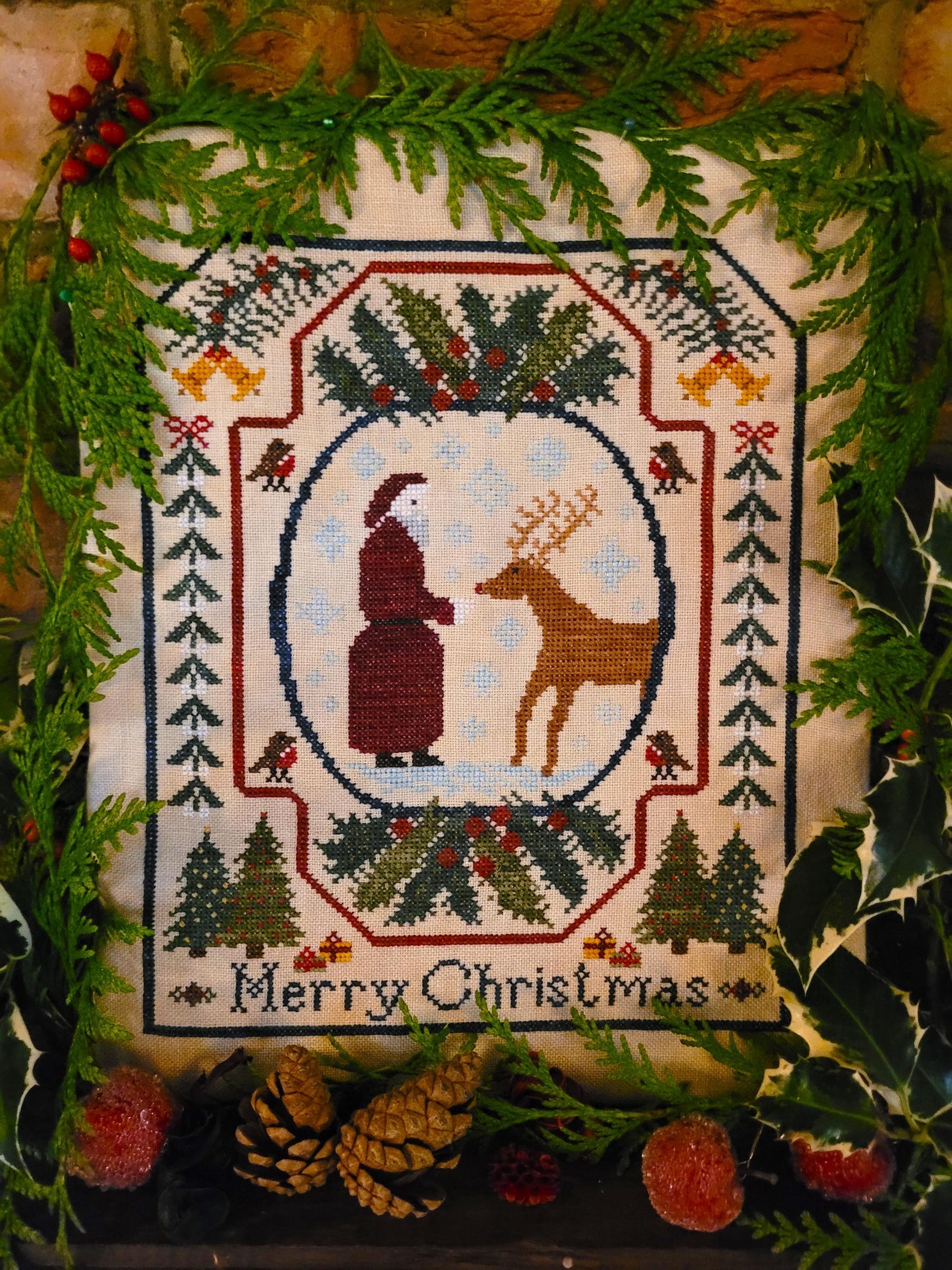 Hello Rudolf, a Christmas Cross Stitch Pattern Pdf - Etsy