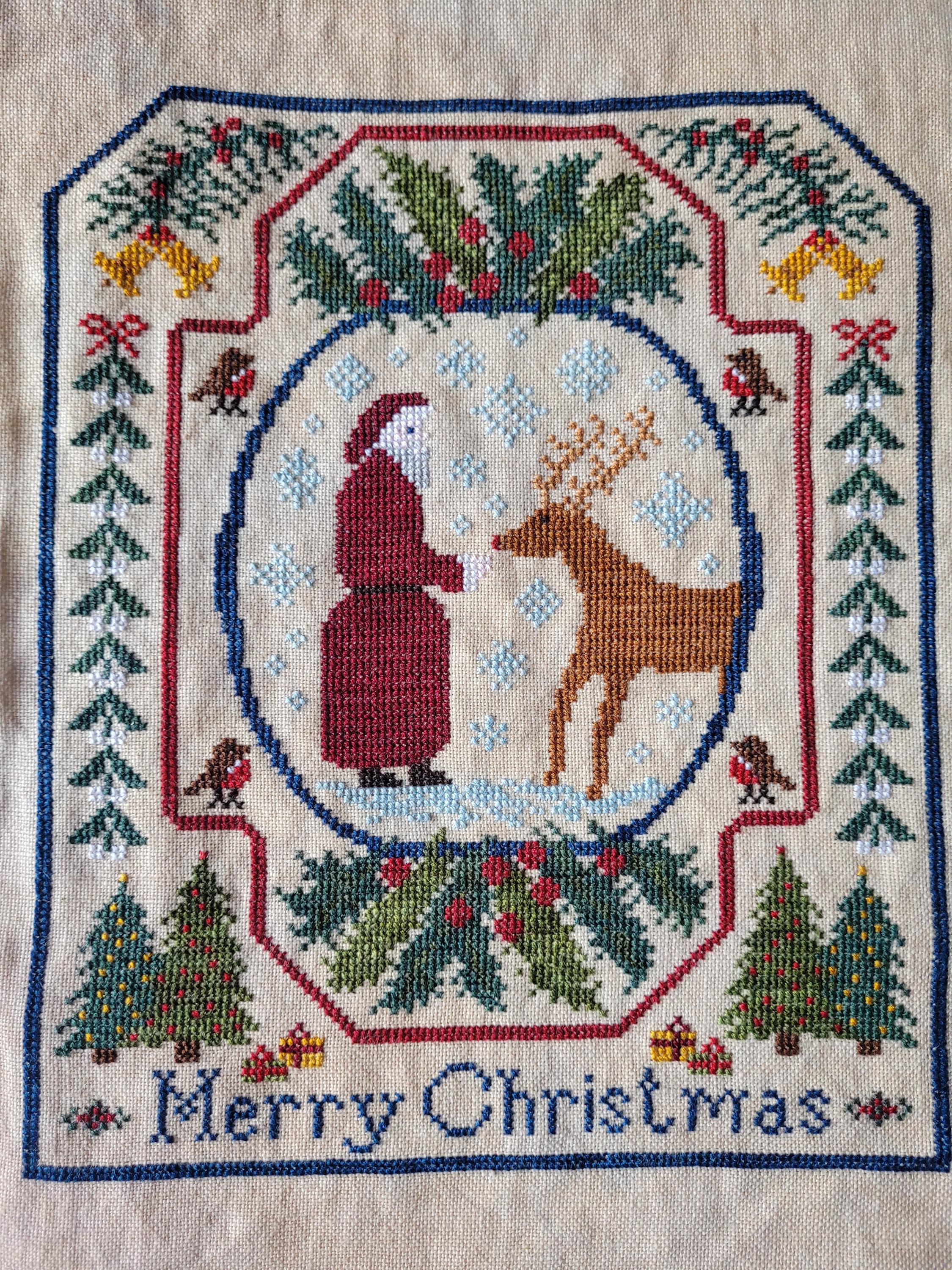 Hello Rudolf, a Christmas Cross Stitch Pattern Pdf - Etsy