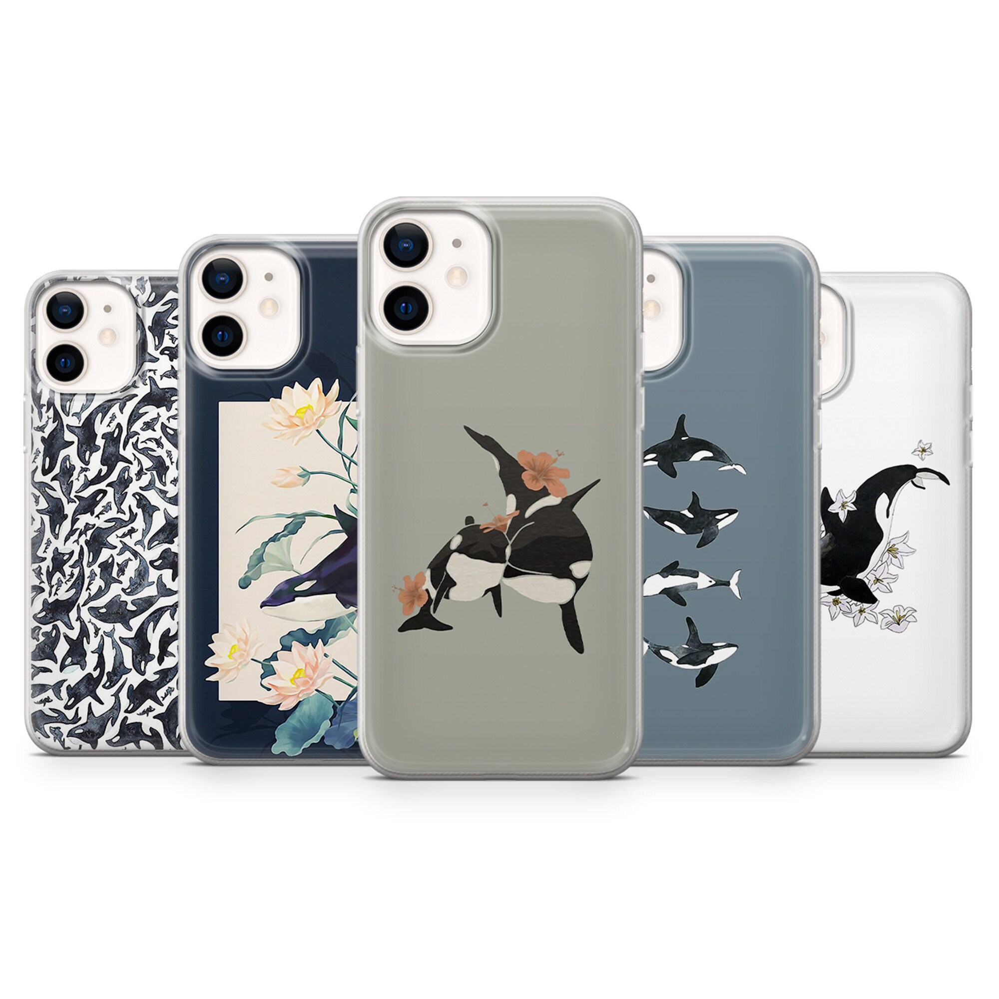Whale Iphone 5c Silicon Cases