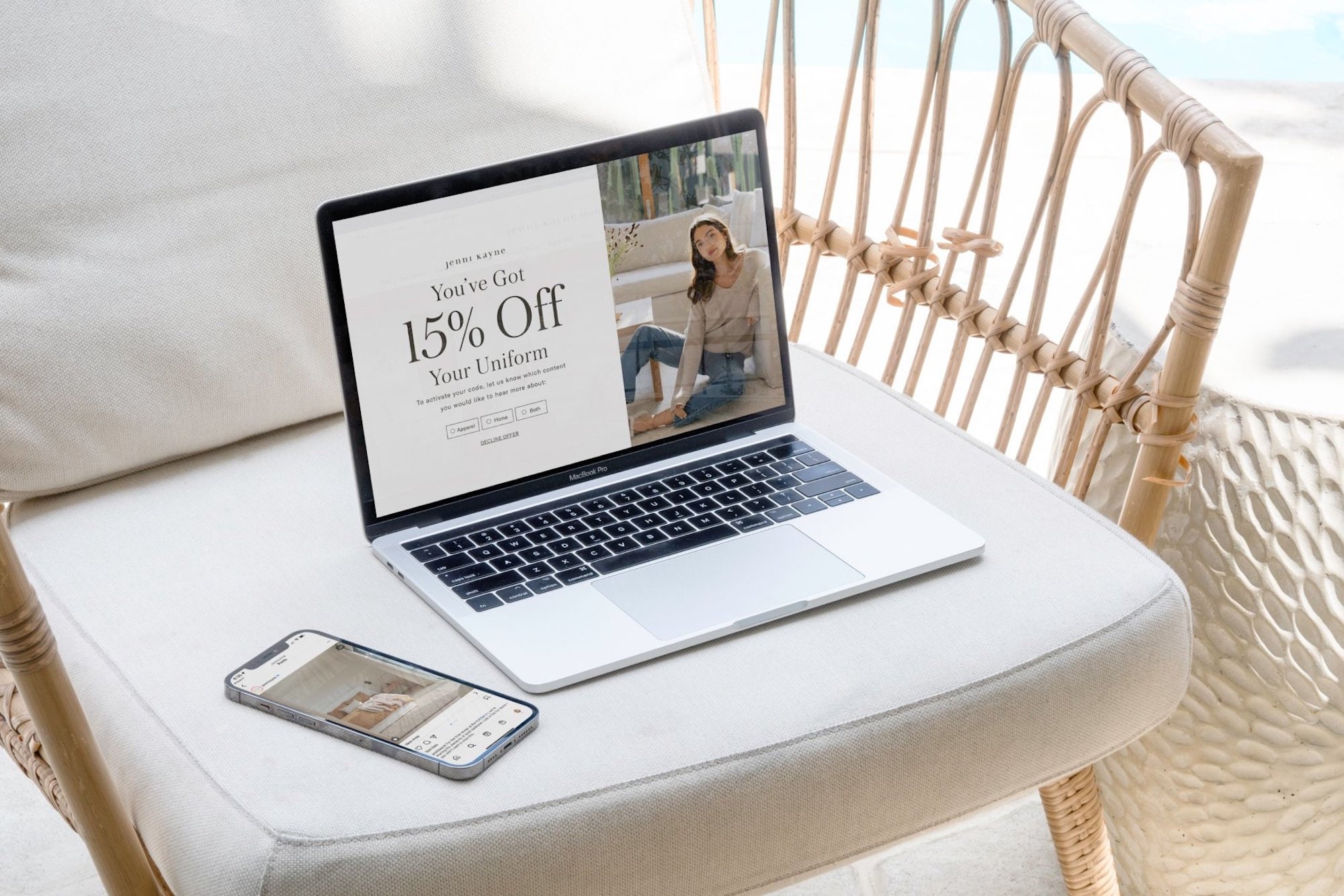 MacBook Realistic Scene Photoshop PSD Mockup | Staged MacBook | Smart ...