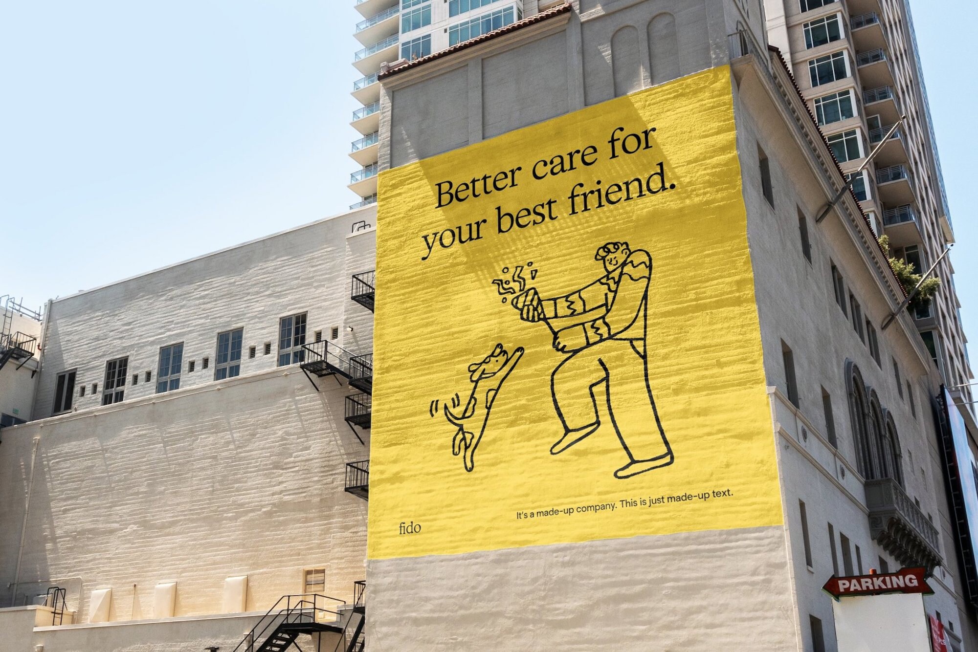 Urban Painted Mural Billboard Mockup | Painted Mural PSD | Billboard ...