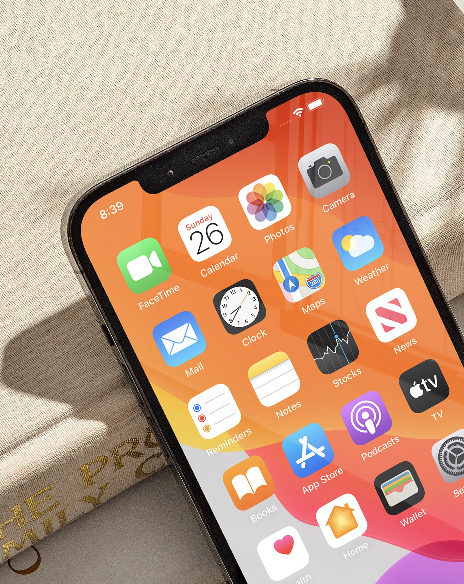 IPhone 12 Pro Max Photoshop PSD Mockup | Minimalist Neutral Beige Boho ...