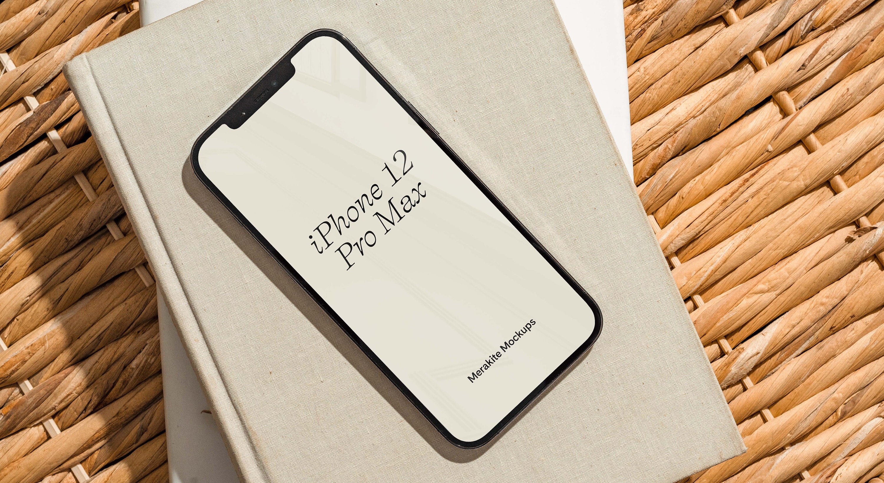 IPhone 12 Pro Max Photoshop PSD Mockup | Minimalist Neutral Beige Boho ...