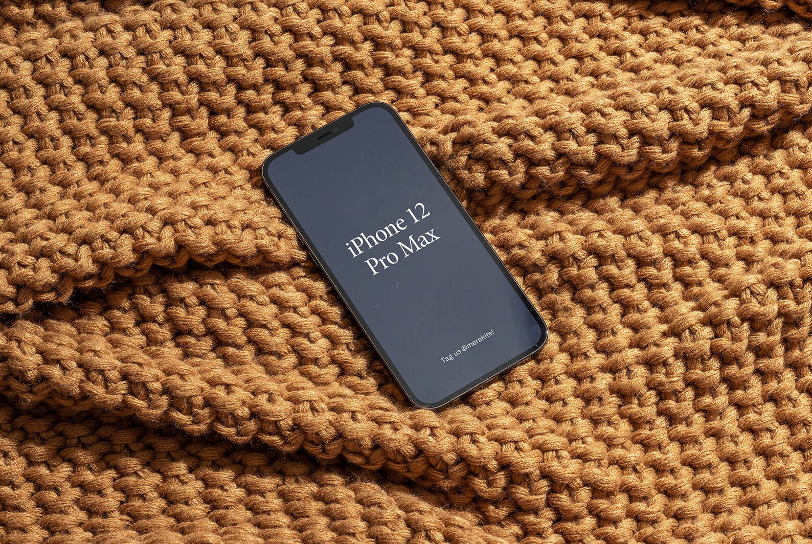 IPhone 12 Pro Max Photoshop PSD Mockup | Minimalist iPhone Scene ...