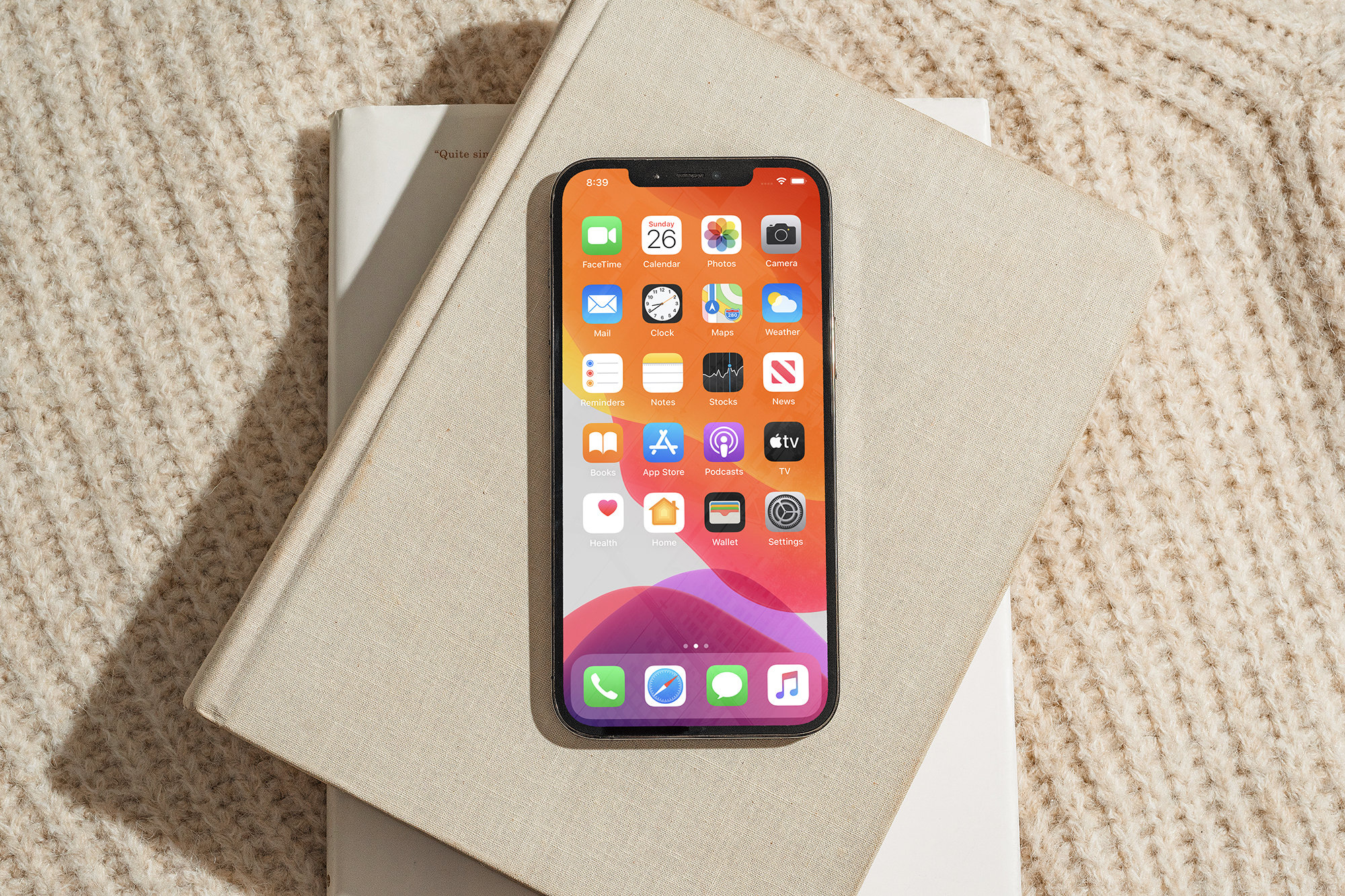 IPhone 12 Pro Max Photoshop PSD Mockup | Minimalist Neutral Beige Boho ...