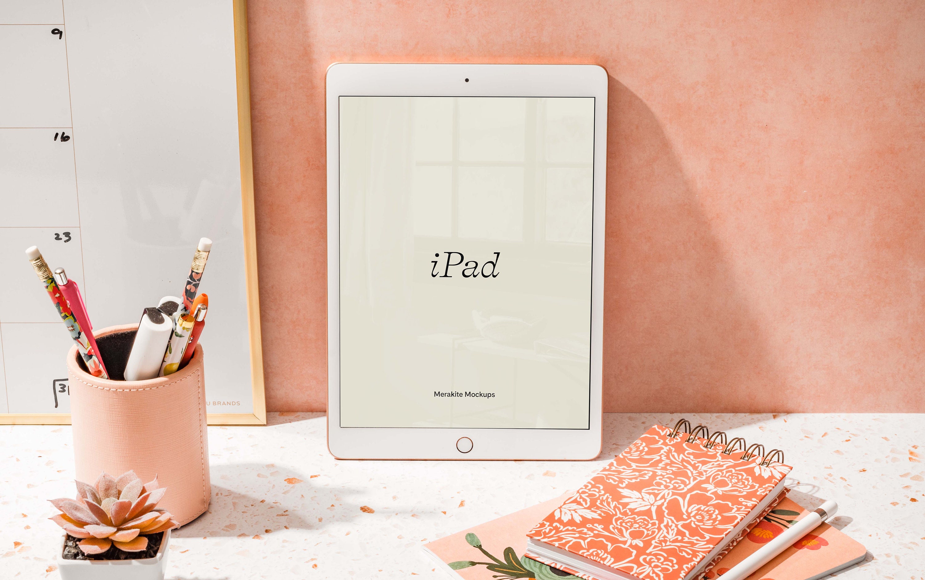 IPad Realistic Scene Photoshop PSD Mockup | Staged iPad | Smart Object ...