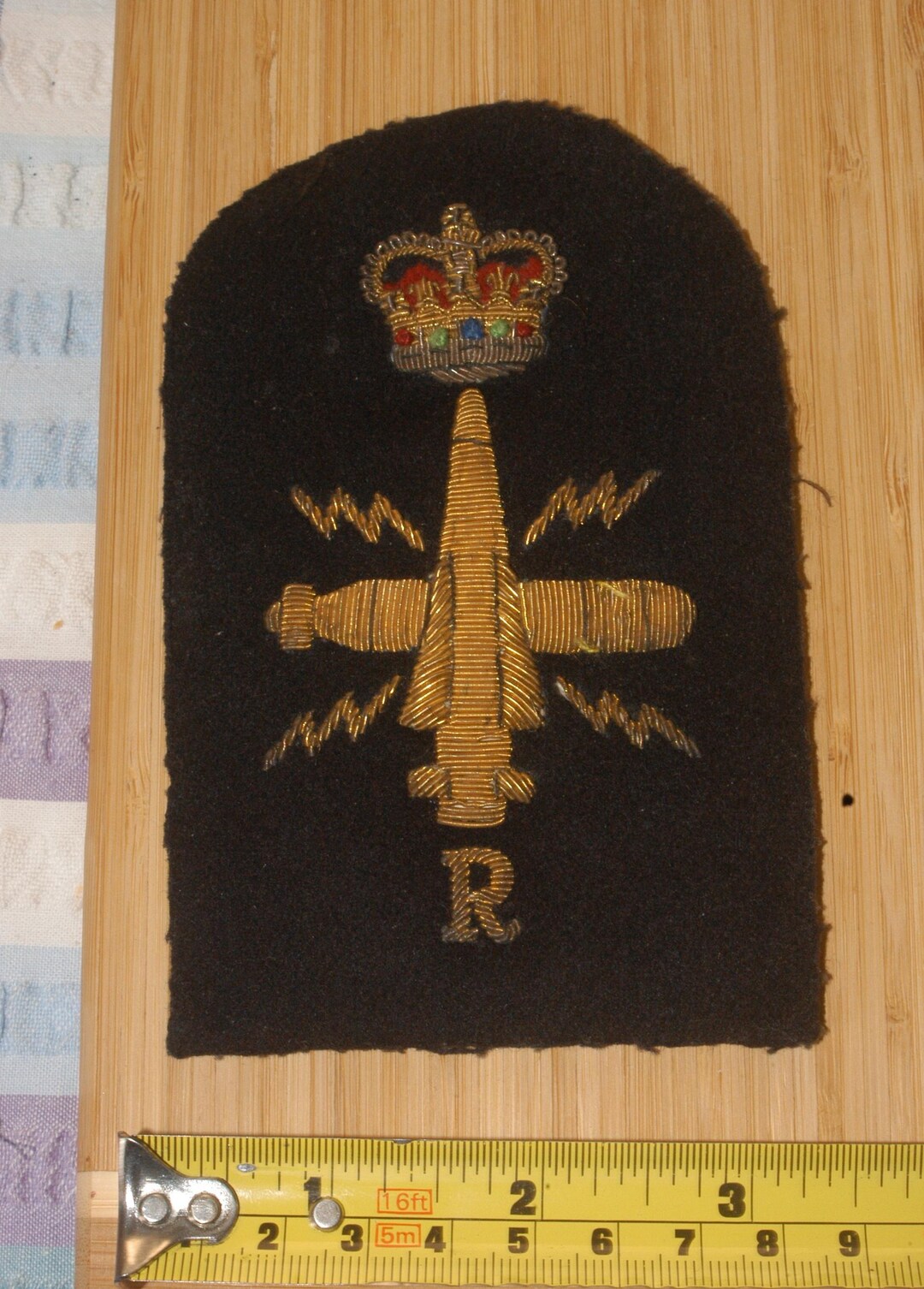 Royal Navy Radar Operator Mechanic Chief Petty Officer Trade Bullion ...