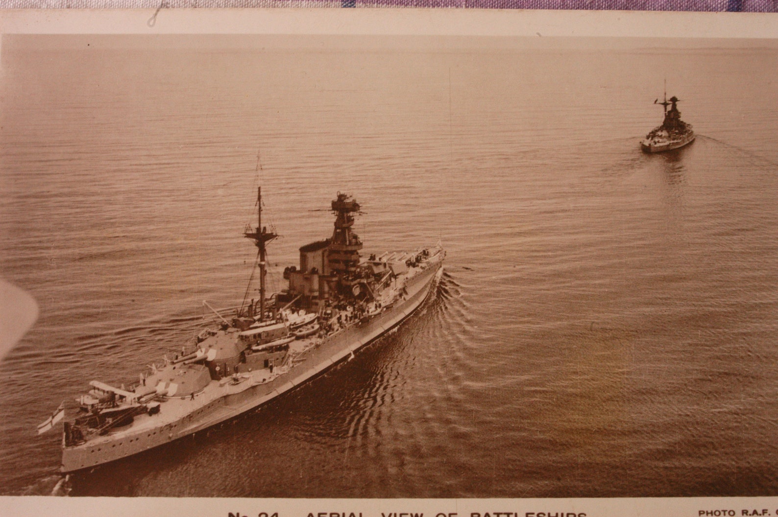Navy Week Series Real Photo Unused Postcard No24 Aerial View of ...