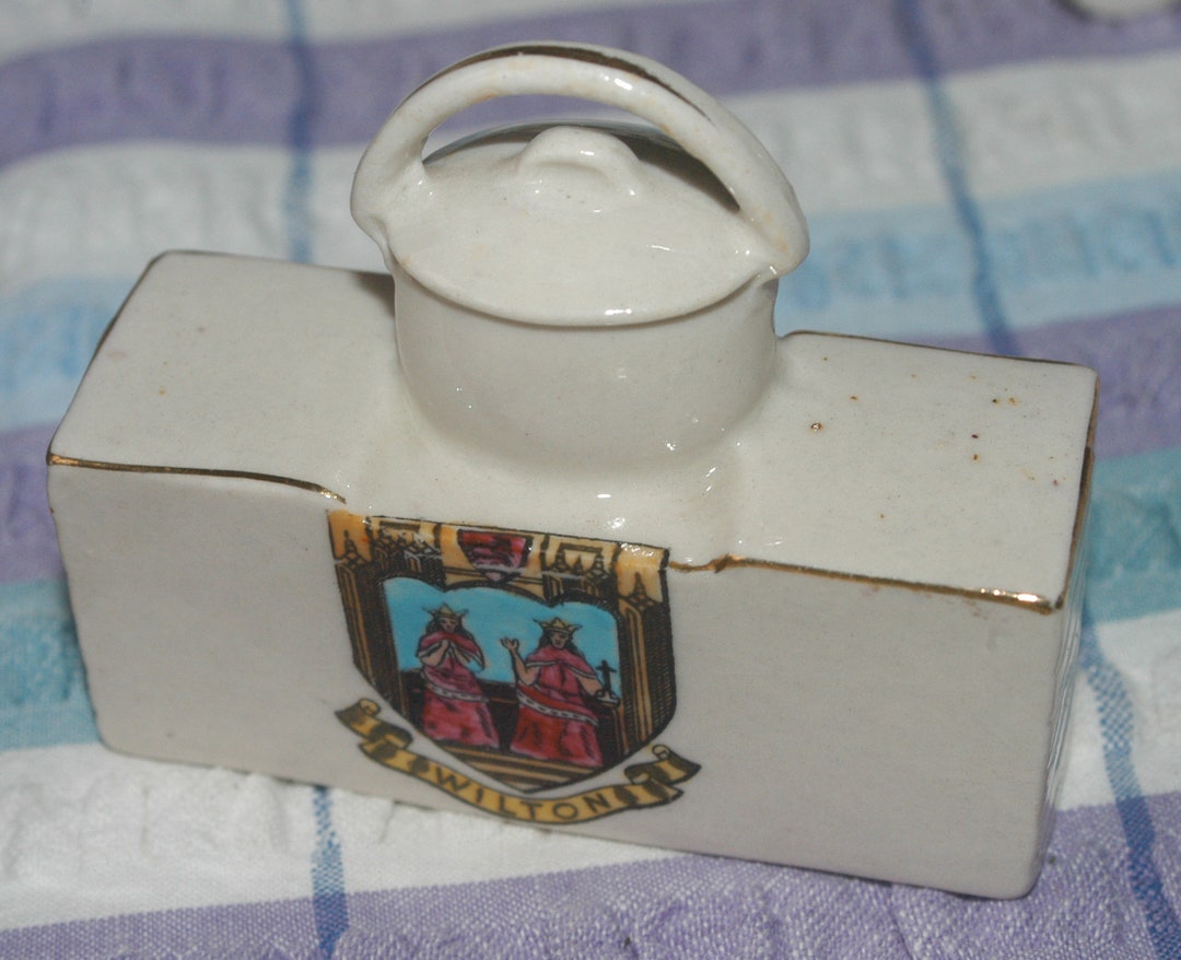 WW1 Crested China Keep the Home Fires Burning Crest for Wilton ...