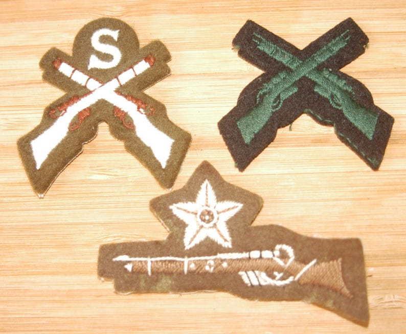 British Army Sniper Badge Marksman and Shooting Badges X5 Cloth - Etsy