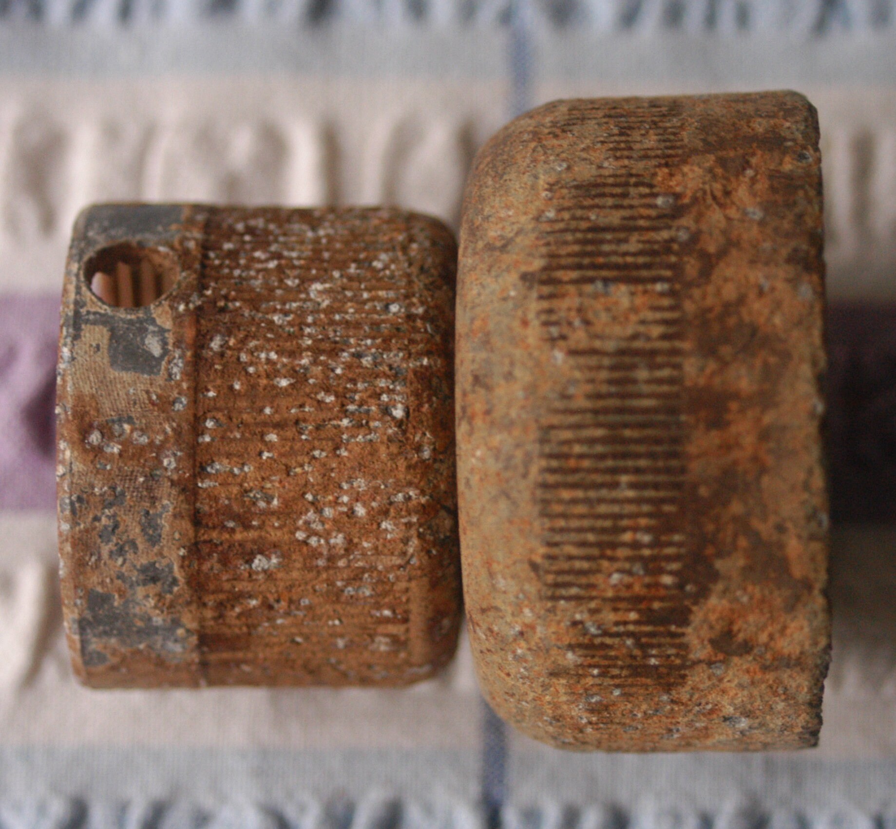 WW2 Ground Dug Relic Mortar Travel Caps One Large One Small Good Used ...