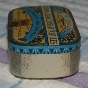 Vintage Tin Box the Allenburys Glycerine & Black Current Pastilles With ...
