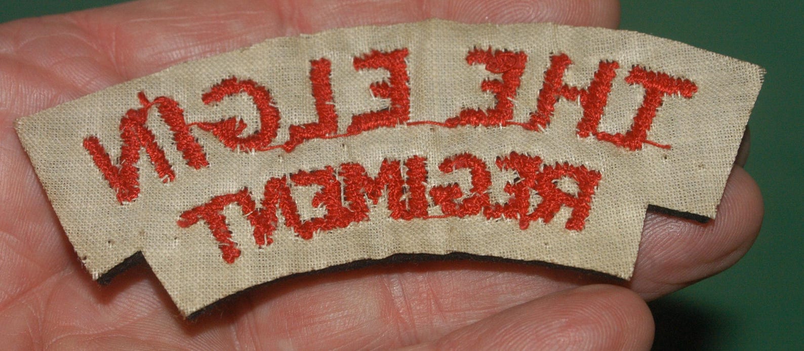 WW2 the Elgin Regiment (canada) Shoulder Badge Red on Black - Etsy