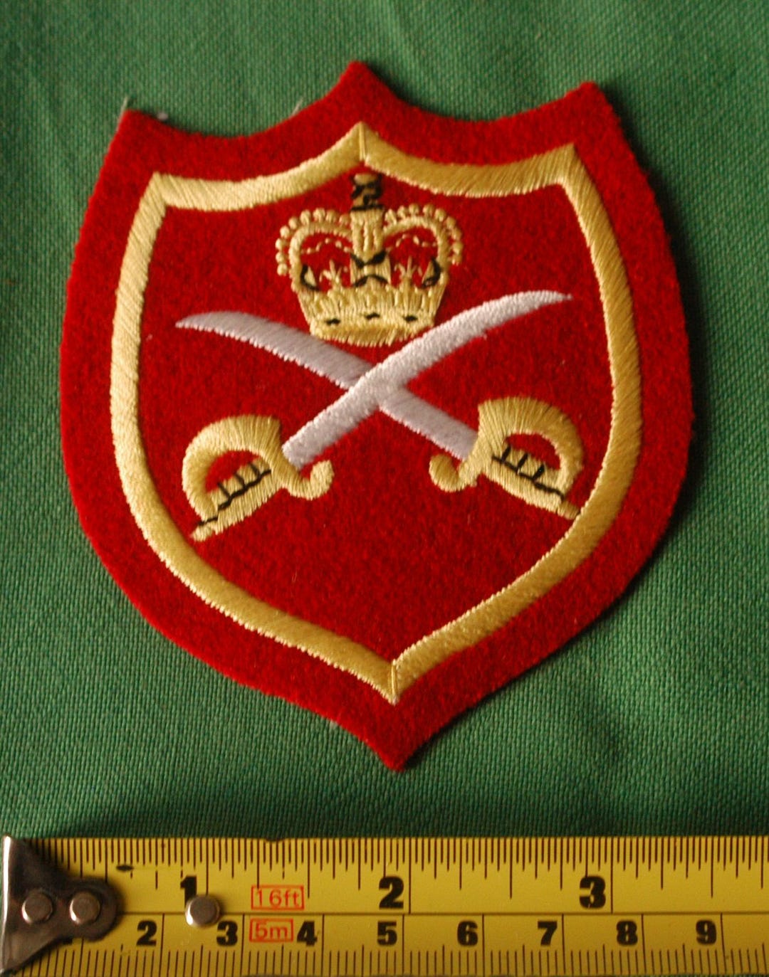 Crossed Swords - Physical Training Instructor Embroidery Blazer Badge ...