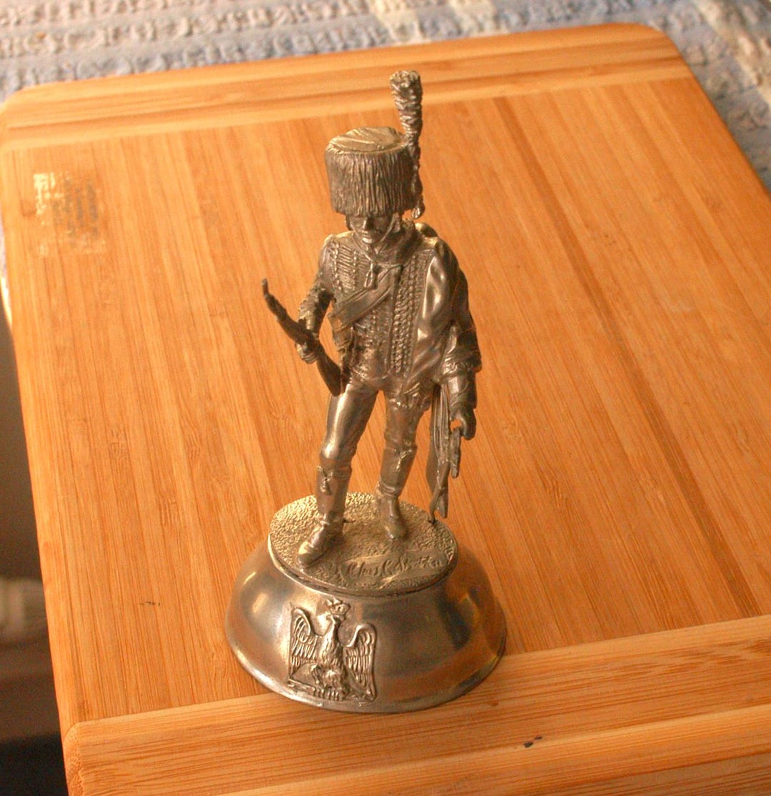 Vintage 1970’s Charles C Stadden ‘napoleonic Soldier’ Buckingham Pewter ...