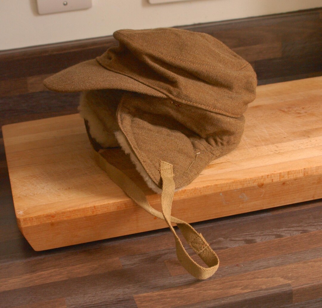 WW2 British Military Ski Cap J Collett Ltd 7 1944 W D Unissued Very ...