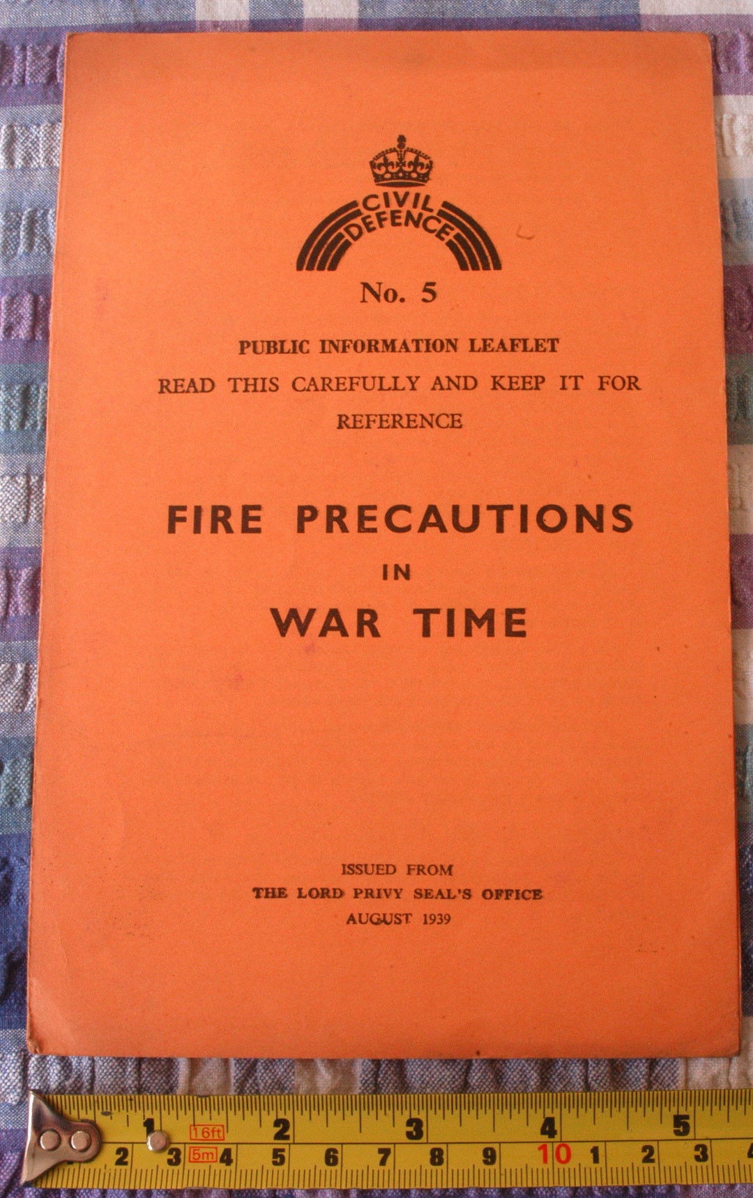 WW2 1939 Civil Defence Public Information Leaflet No5 - Etsy
