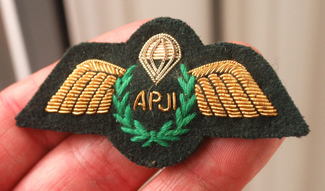 APJI Jump Wings: Wire Bullion Assistant Parachute Instructor Badge - Etsy
