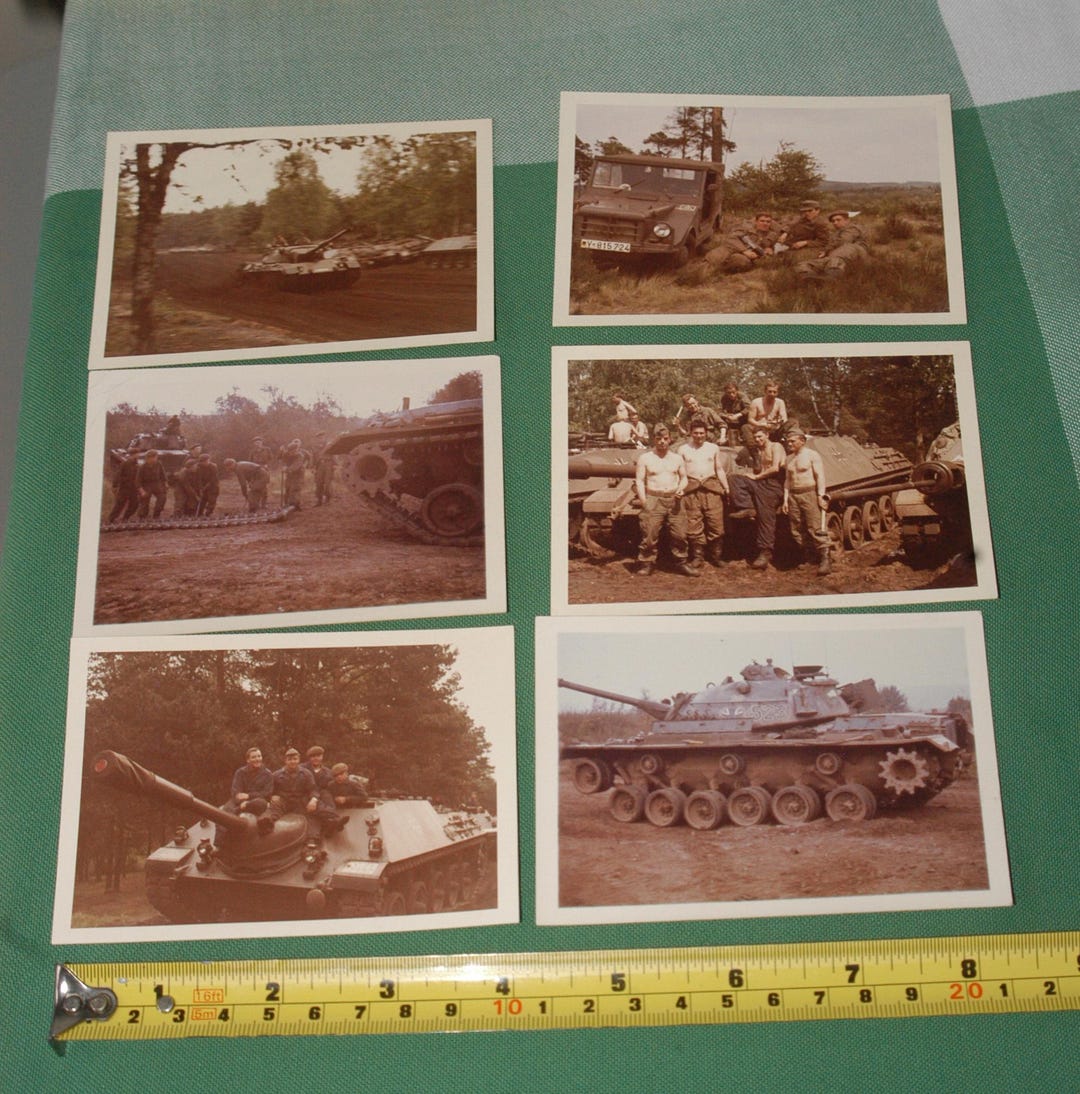 X12 Real Colour Photos West German Army 1980's Leopard Tanks Tank ...