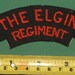 WW2 the Elgin Regiment (canada) Shoulder Badge Red on Black - Etsy