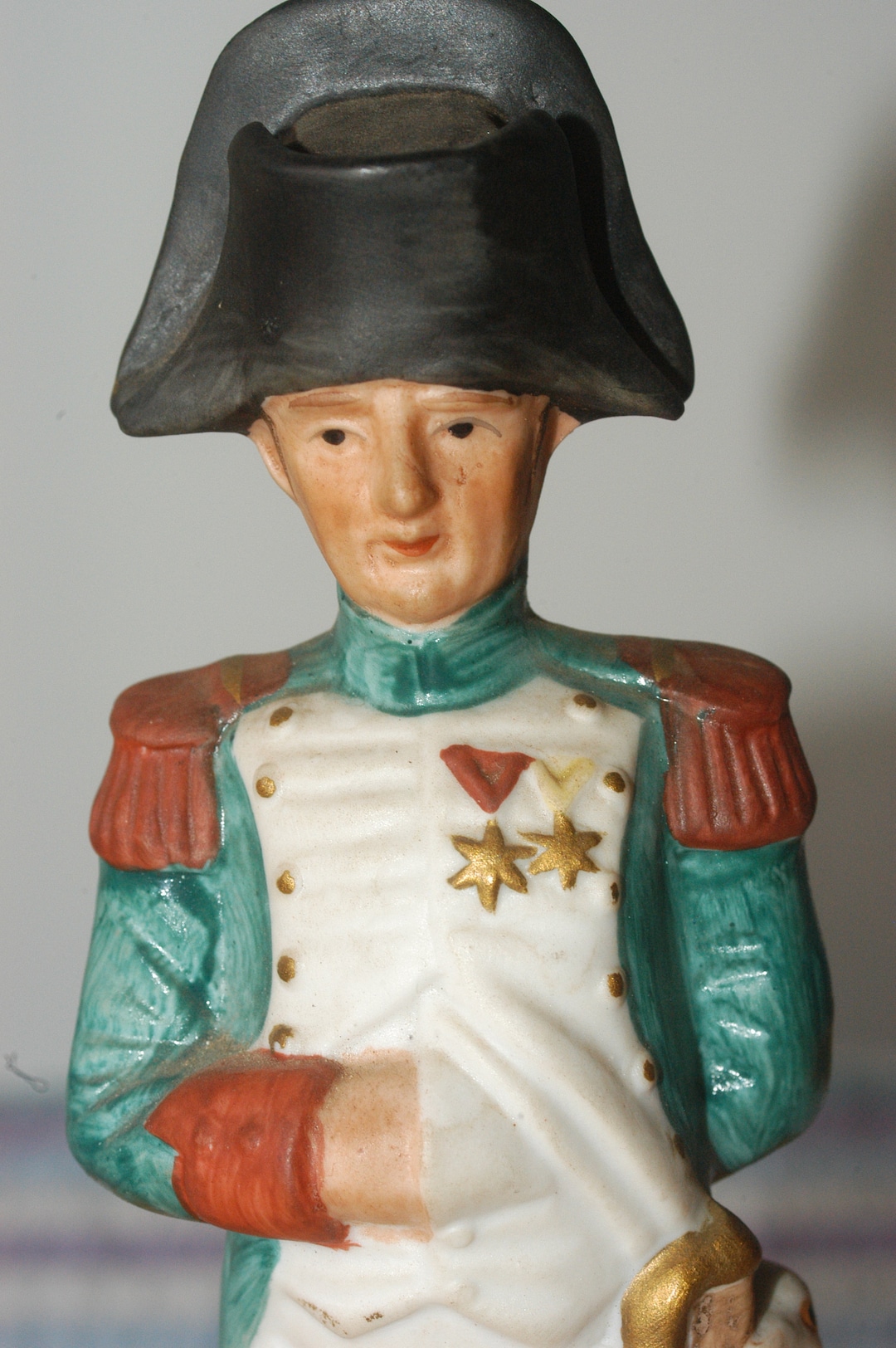 Napoleon Bonaparte Bisque Figure Eagle Cannon Balls 7.75 Inches Tall ...