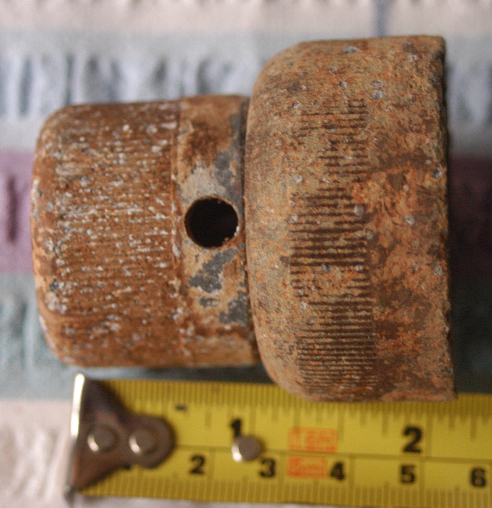 WW2 Ground Dug Relic Mortar Travel Caps One Large One Small Good Used ...