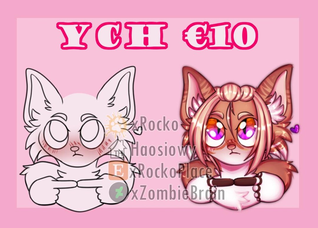 Ych Cute Icon Furry Human Commission Fursona - Etsy
