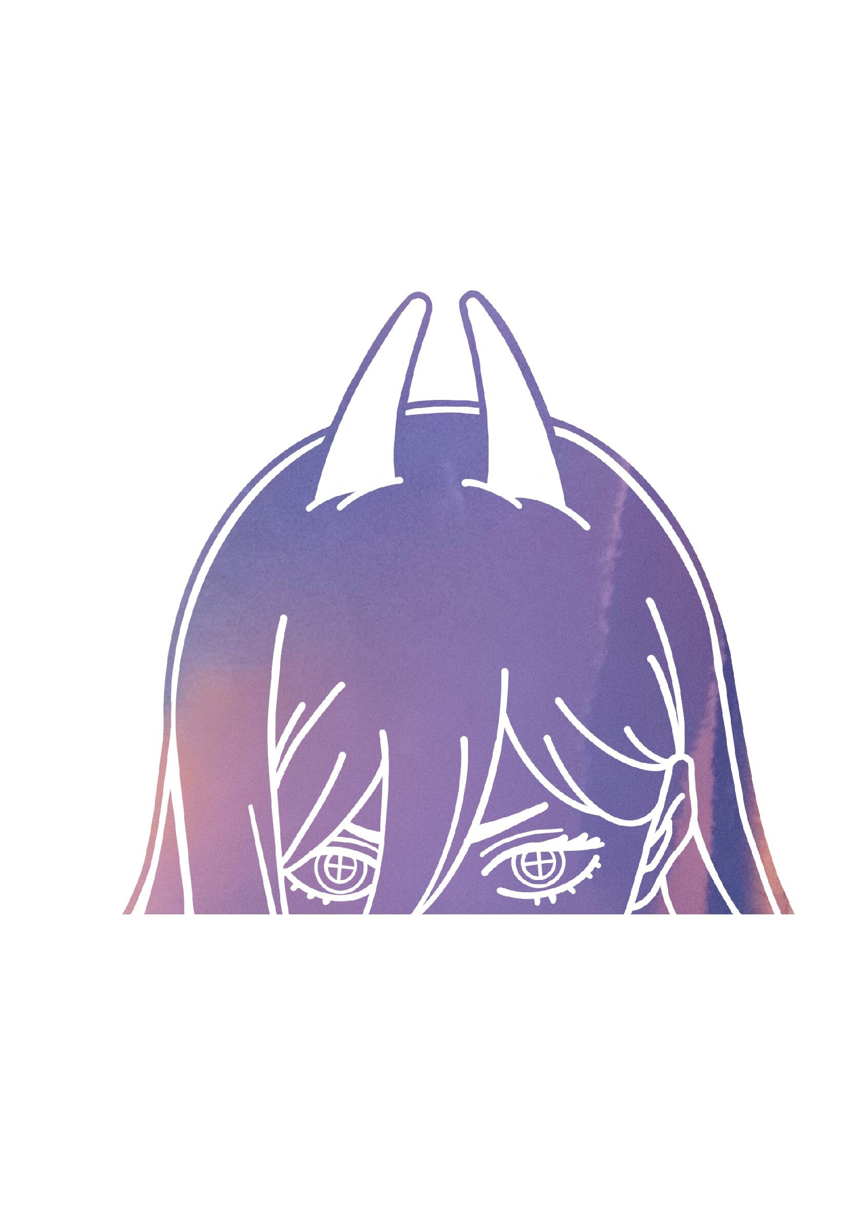 Power Blood Devil Anime Peeker Vinyl Decal - Etsy