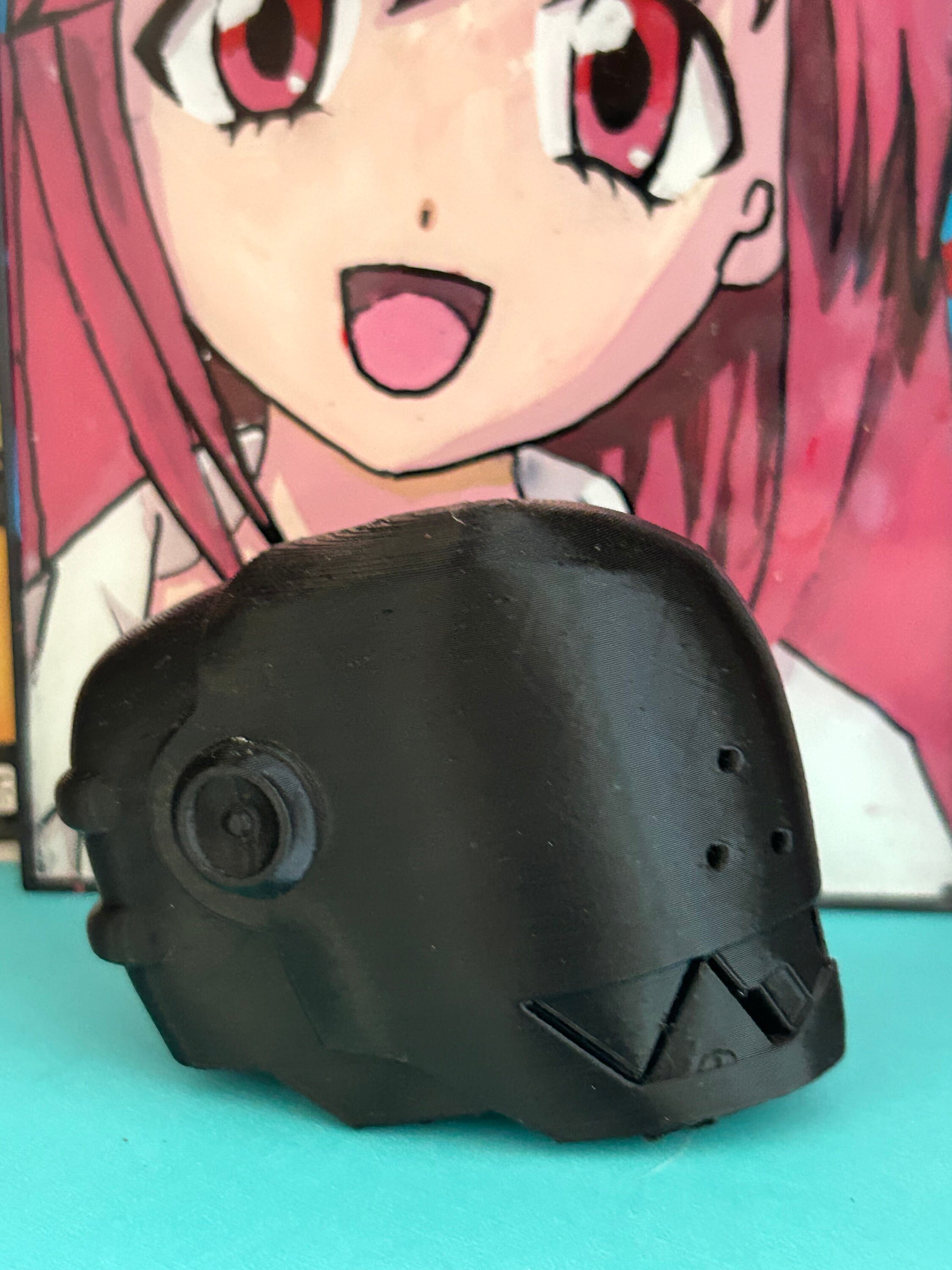 3D Printed Lucy Dicloniu Lab Helmet Anime Decor Elfen Lied Inspired - Etsy