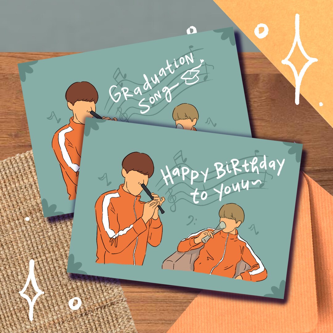 BTS Suga J-hope Nose Recorder Meme Card/print, SOPE Birthday ...