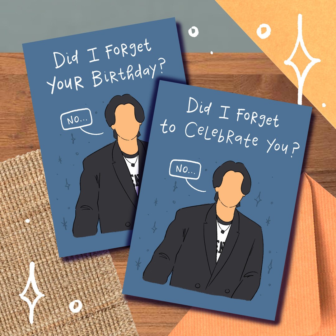 Suga "no" Fallon Meme Card/print, Birthday, Graduation, Thank You ...
