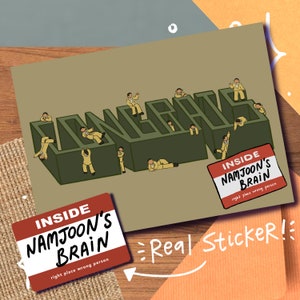 RM "lost" MV Card/print, Birthday Grad Congrats Love Music Video Art ...