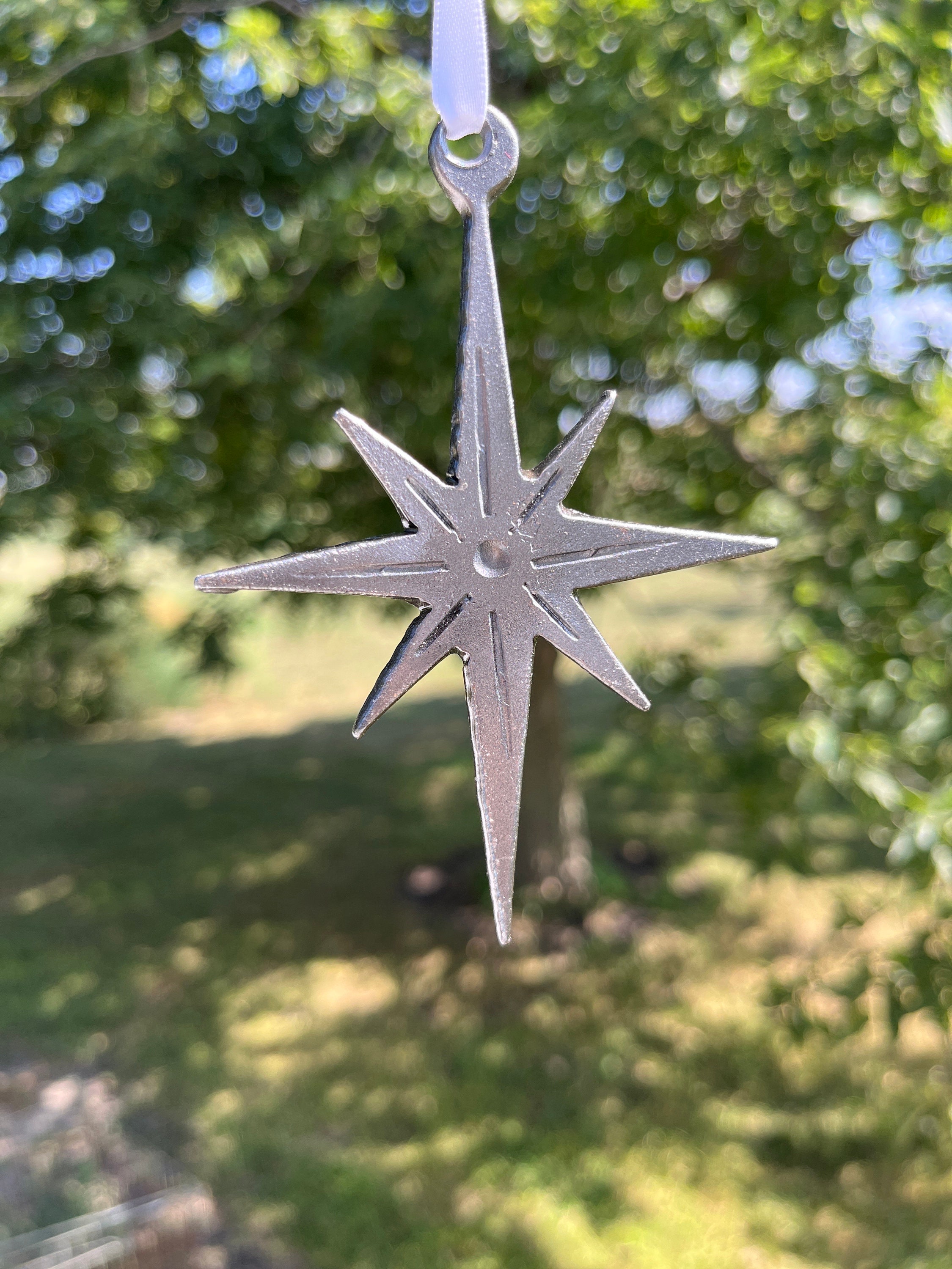Hand Forged Star of Bethlehem Ornament - Etsy