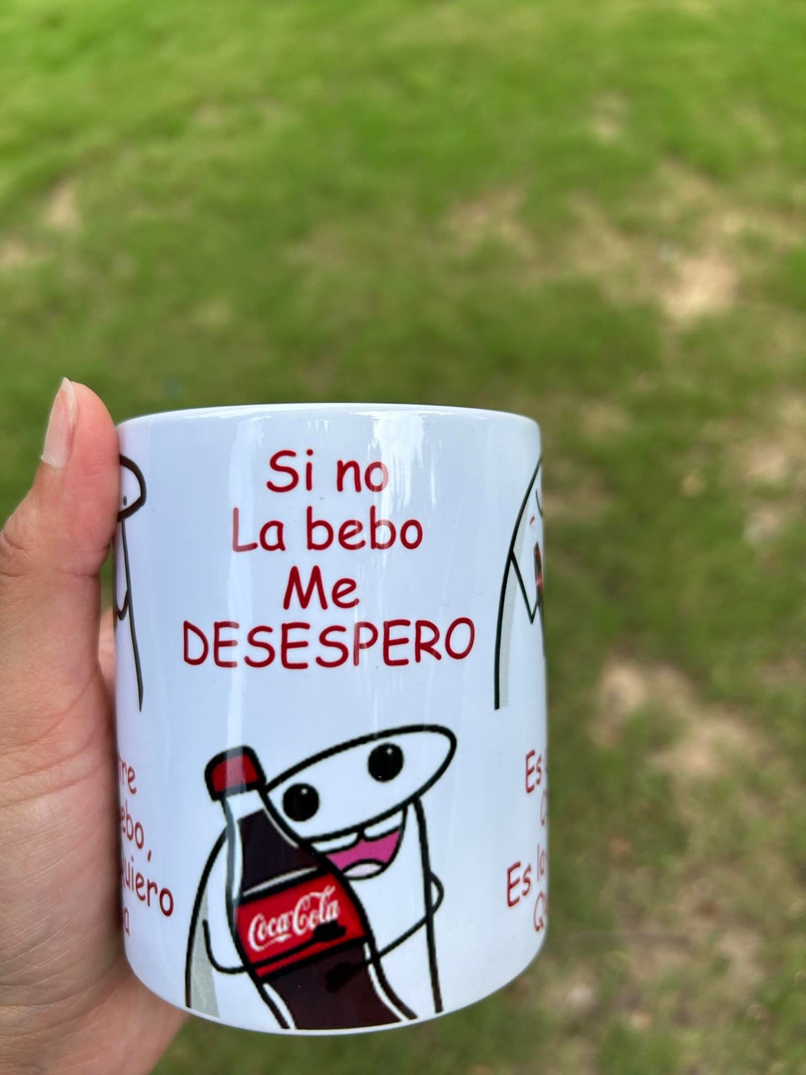 Drinking Coca Flork 11oz Mug - Etsy