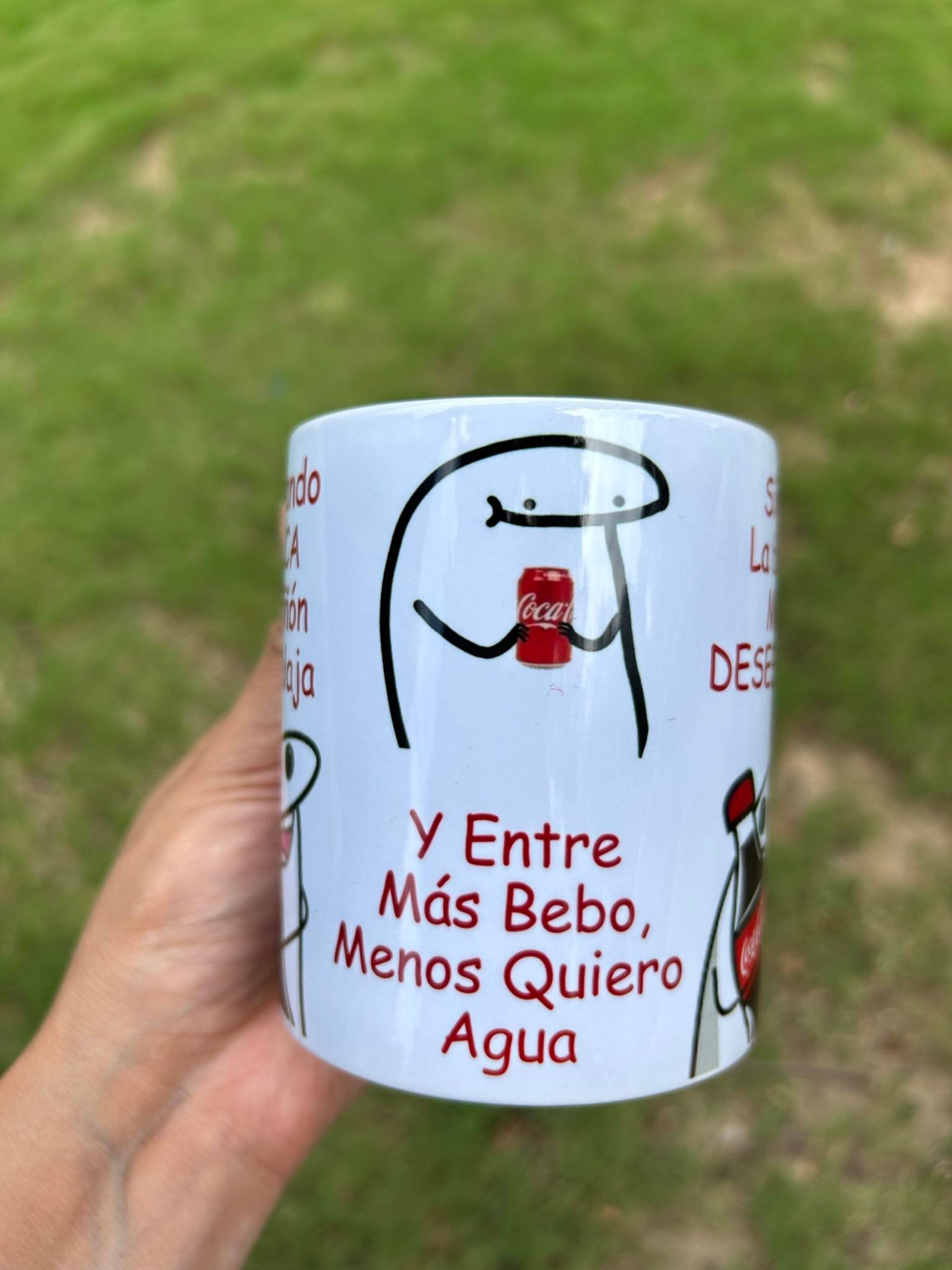 Drinking Coca Flork 11oz Mug - Etsy