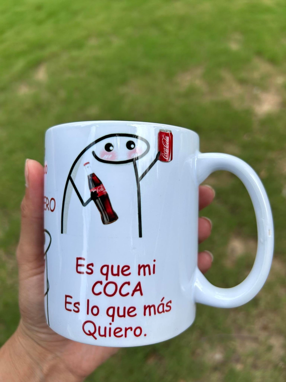 Drinking Coca Flork 11oz Mug - Etsy