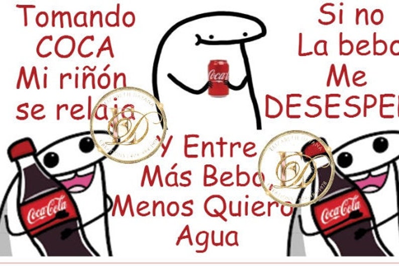 Tomando Coca Florks 11oz Cup Digital File - Etsy