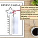 Revenue Goal Tracker Printable | Sales Goal Tracker | Fillable ...