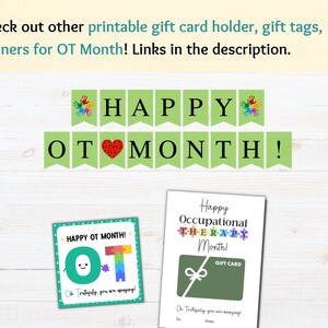 Happy OT Month Printable Banner Happy Occupational Therapy - Etsy