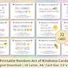 Kindness Cards | Printable Positive Affirmation Note Cards | Words of ...
