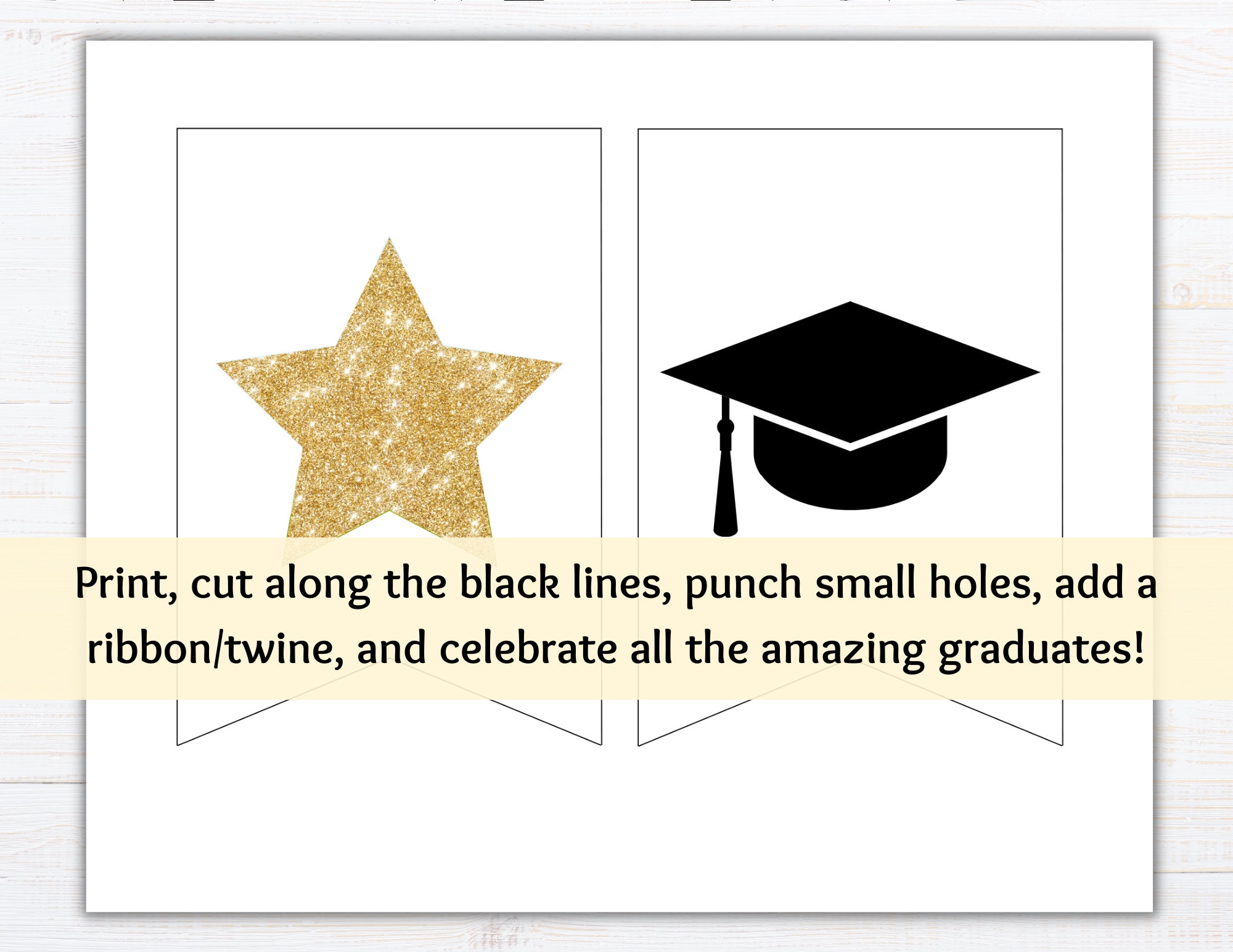 Congrats Class of 2022 Gold Banner Printable Class of 2022 Banner Gold ...