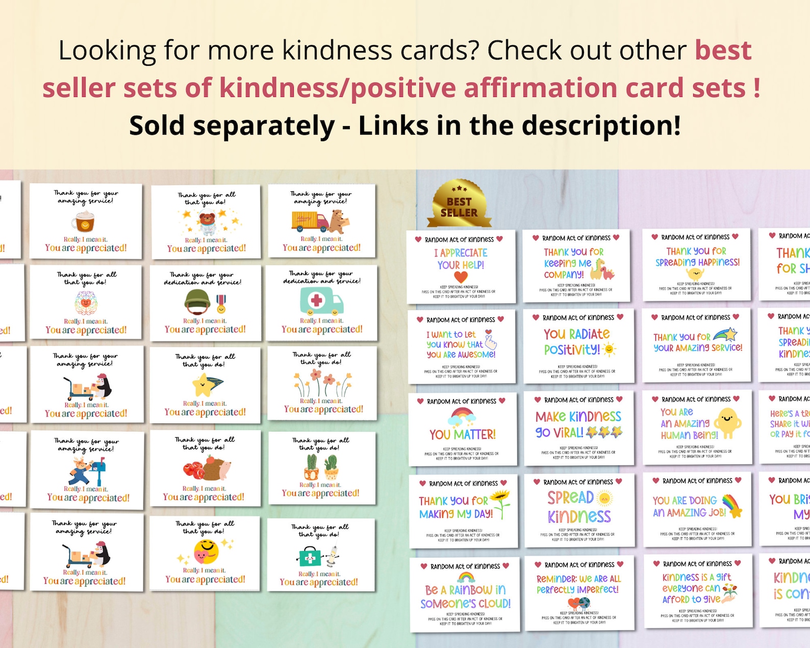 Kindness Cards Printable Positive Affirmation Note Cards - Etsy
