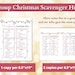 Kids Christmas Activities Bundle Printable Christmas Games Activity ...