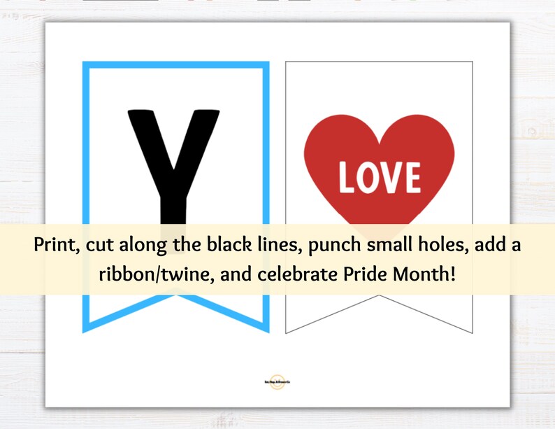Printable Happy Pride Month Banner | Pride Month Decorations | Pride ...