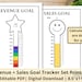 Revenue Goal Tracker Printable | Sales Goal Tracker | Fillable ...