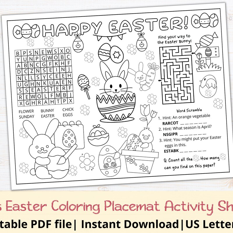 Easter Placemats - Etsy